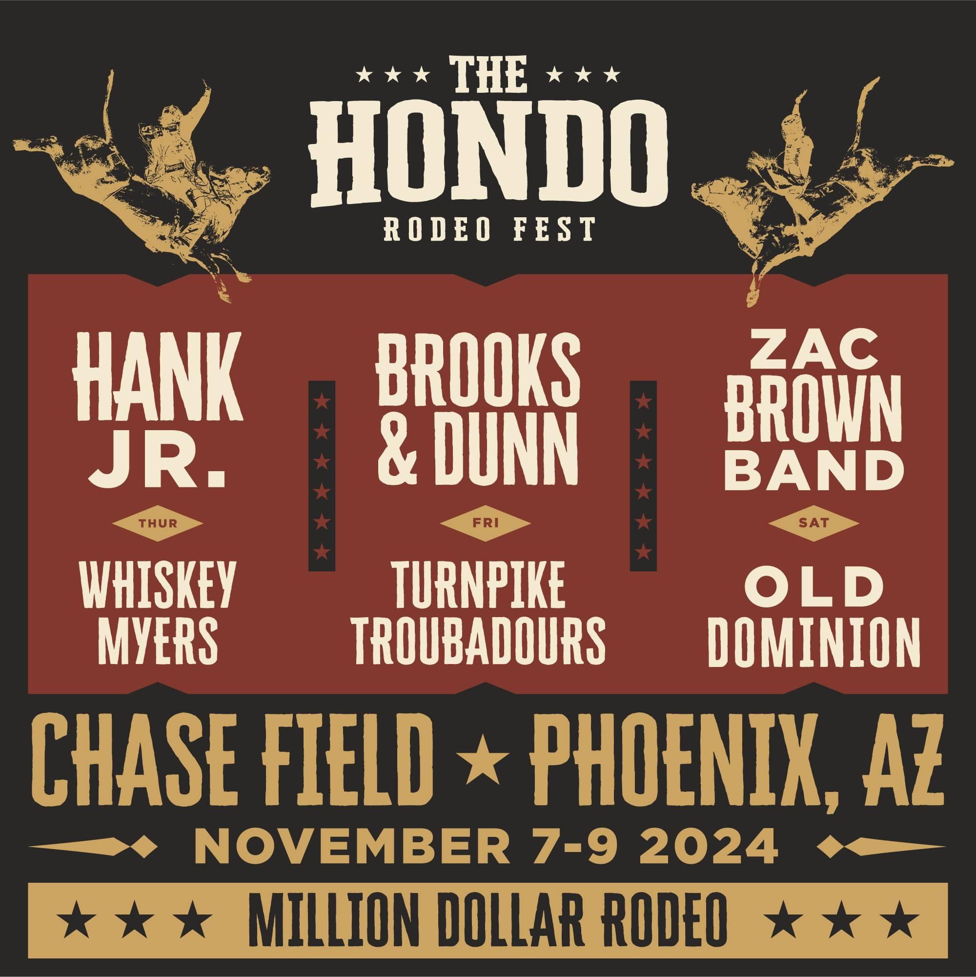 The Hondo Rodeo Fest in Phoenix Arizona Announced Their Full Lineup ...