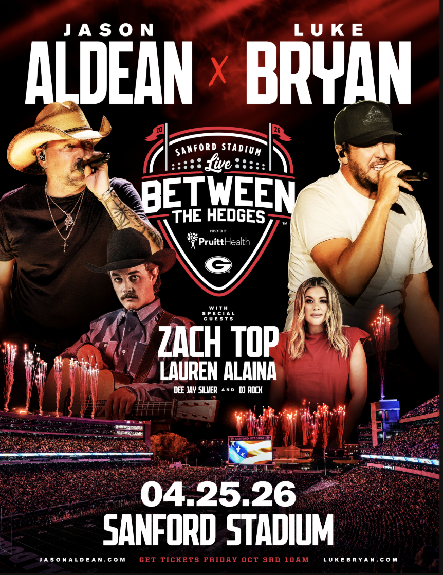 Jason Aldean and Luke Bryan Are Teaming Up To Play Sanford Stadium At ...